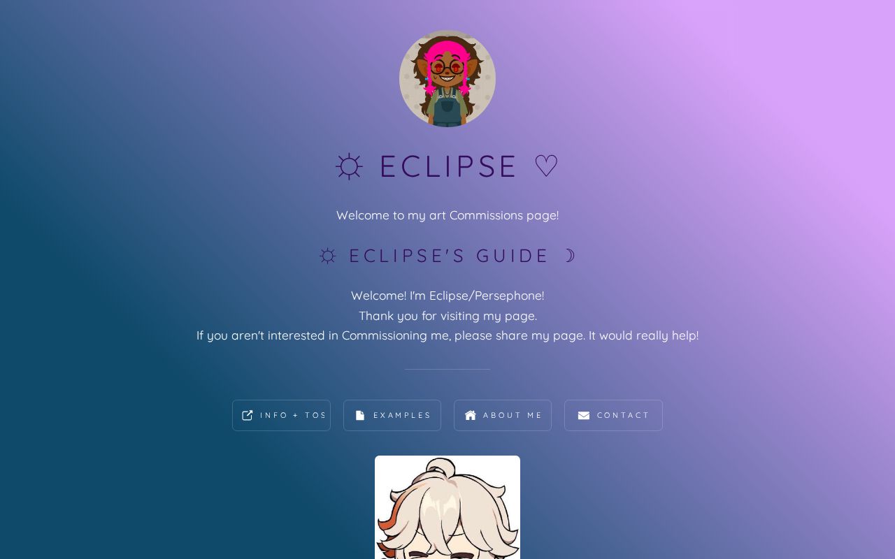 Eclipse's Commision Page!